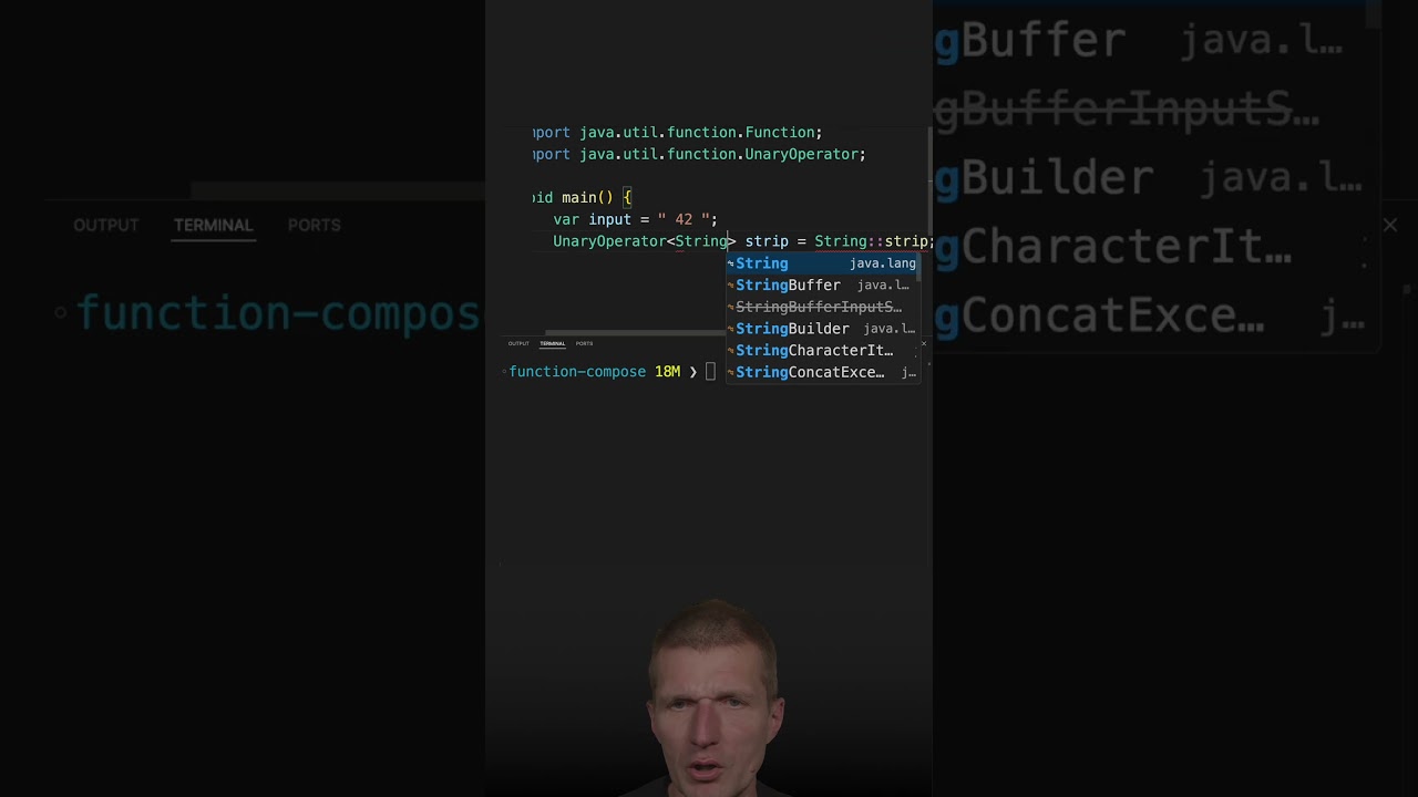 Chaining Methods with Function.compose() #java #shorts #coding #airhacks