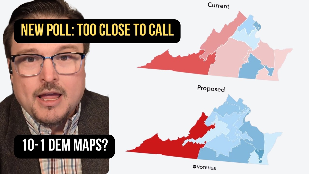 Virginia Poll: 72% Say Gerrymandering Amendment Helps Democrats Win Big