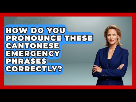 How Do You Pronounce These Cantonese Emergency Phrases Correctly? - China Cultural Expedition