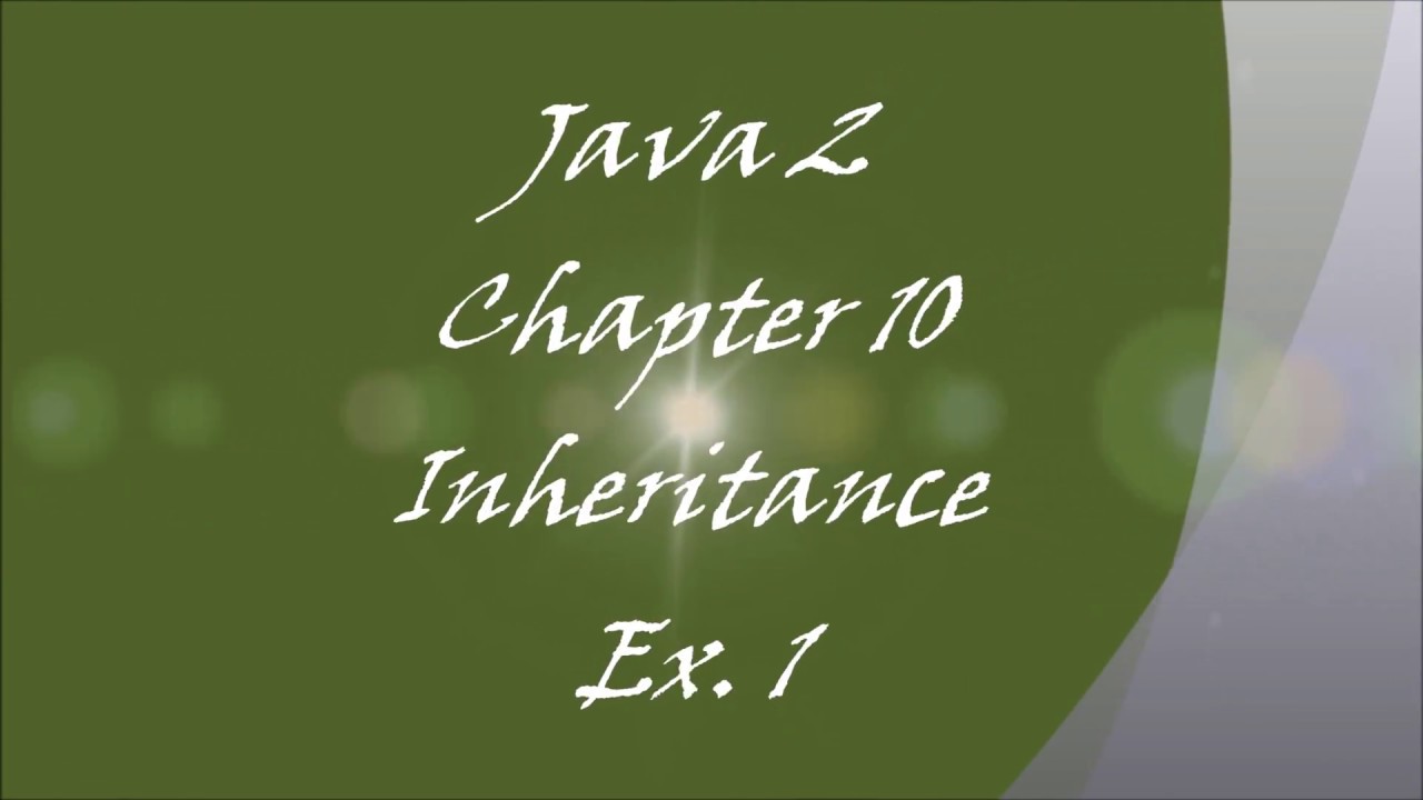 TCH322 Java Programming Unit 10  Exercise1