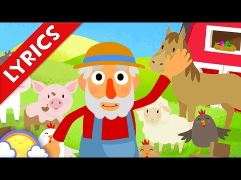 Old MacDonald Had a Farm + Lyrics! | Nursery Rhymes for Children | CheeriToons