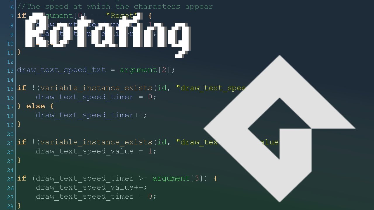 Gamemaker Studio 2: Rotating Tutorial