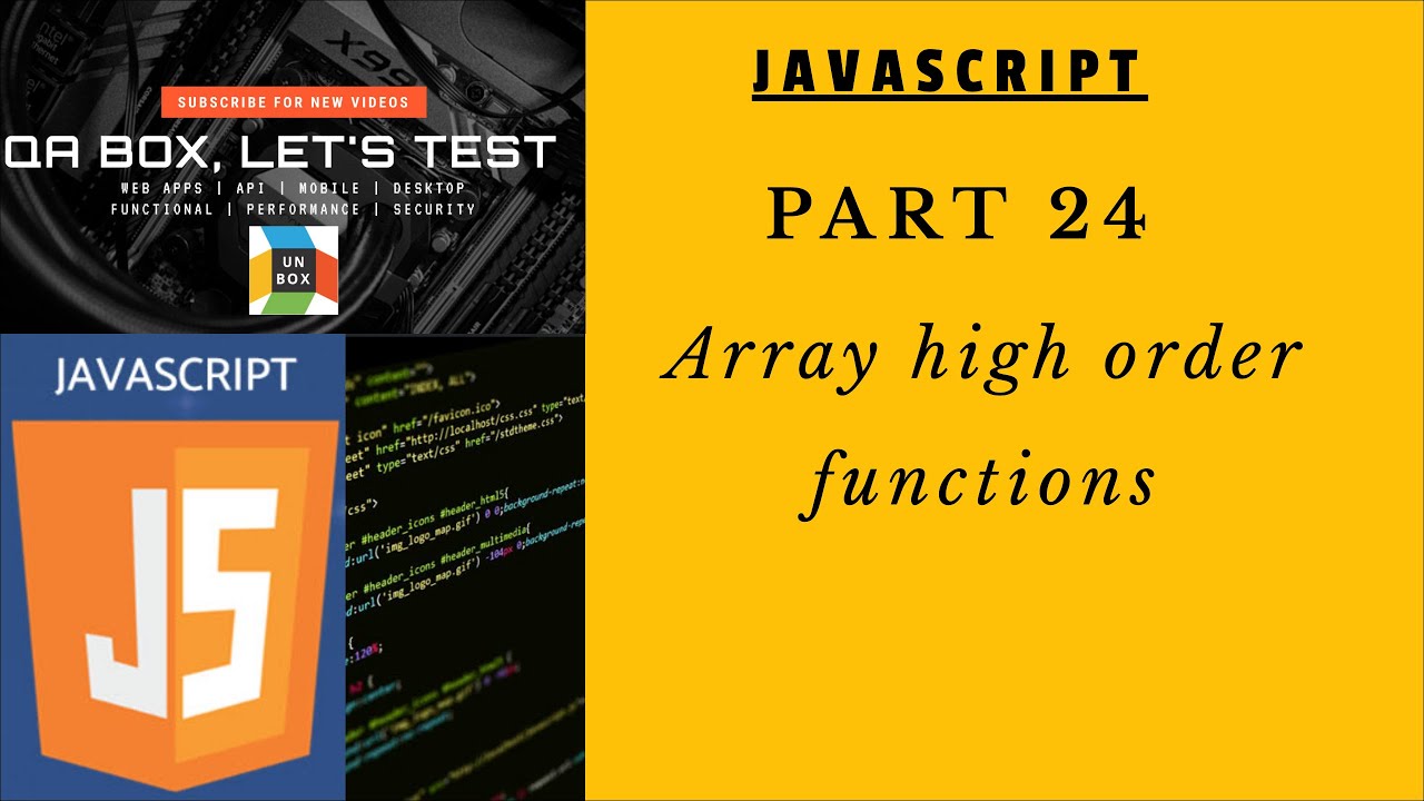 PART 24 - Array Functions-push,pop,splice,shift,unshift,slice,sort,reverse,filter,concat,some,every