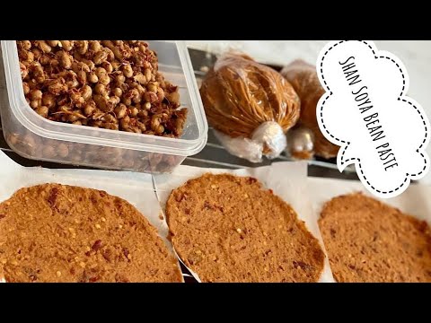 How to Make Soy Bean Paste/ Soy Bean flat-piece