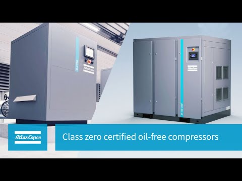 Atlas Copco | Class zero certified oil-free compressors | Maximum reliability, no contamination