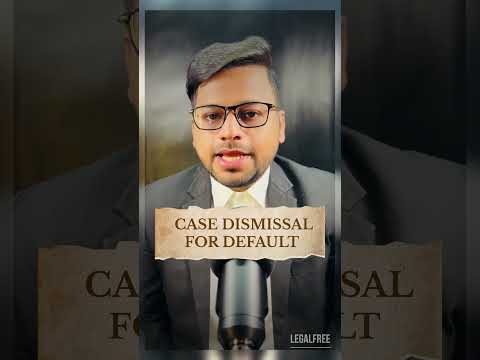 Dismissal for Default Kya Hota Hai | Advocate Alok Kumar @legalfree #default #casedismissed #court