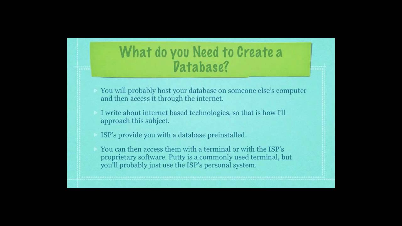 MySQL SQL Statements Tutorial 1