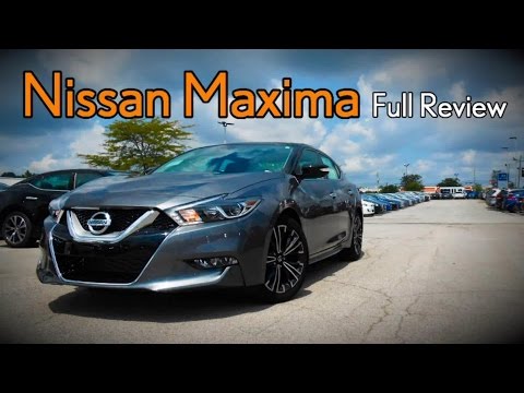 2017 Nissan Maxima: Full Review | S, SV, SL, SR, SR Midnight & Platinum