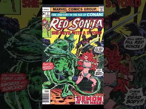 RED SONJA👉Origin & Frank Thorne Art!!!👉TV??? #shorts