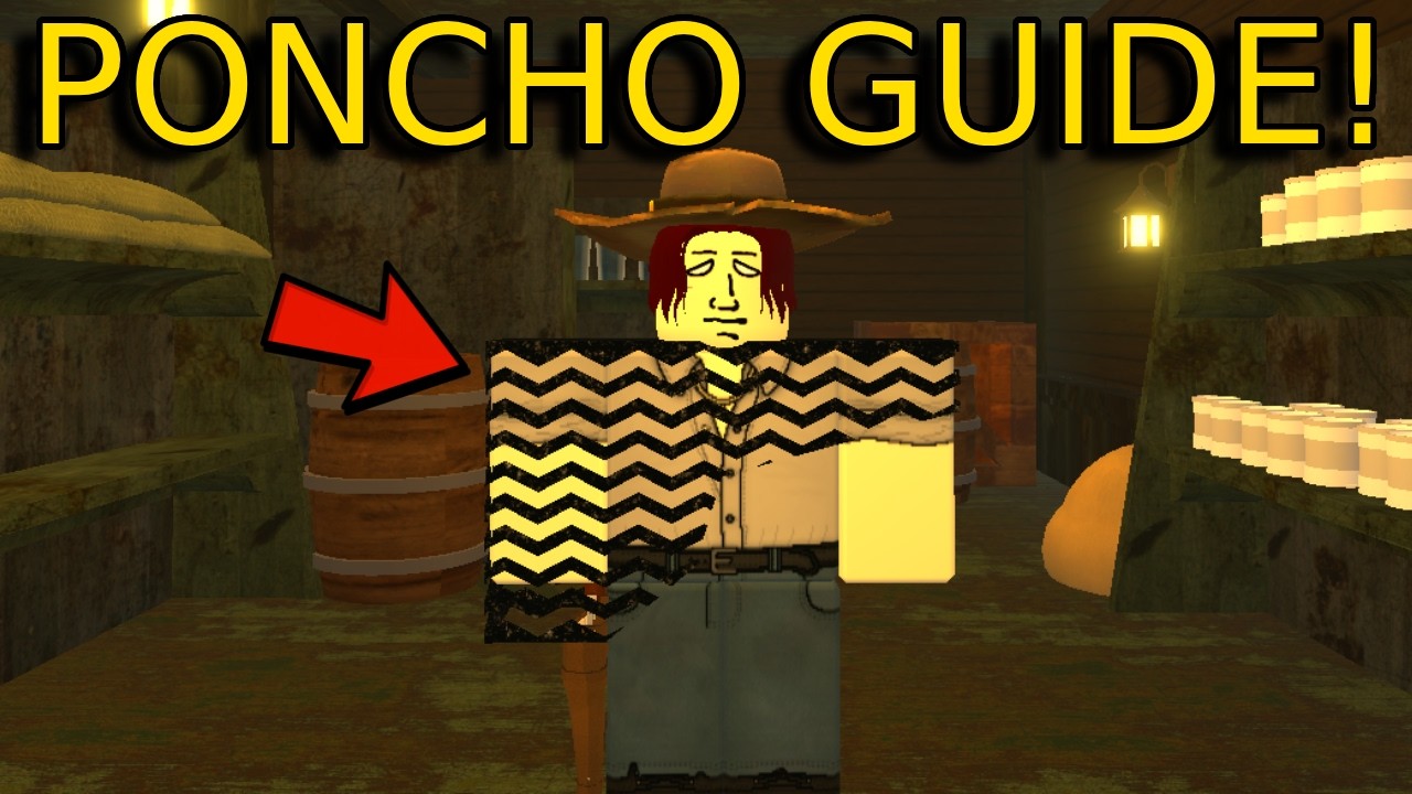 HOW To Get PONCHO HAT In Bridger: WESTERN! (ROBLOX)