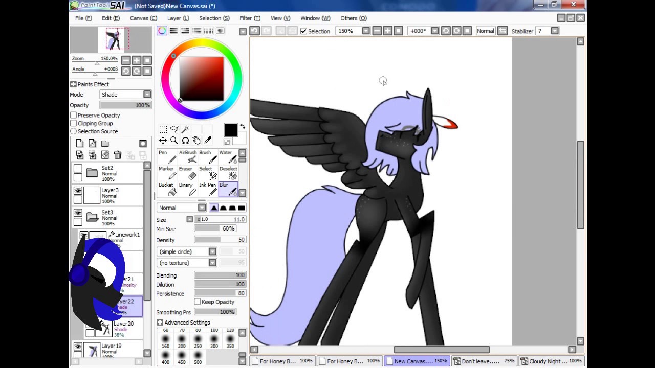 For Honey Bee redraw (Mlp speedpaint)