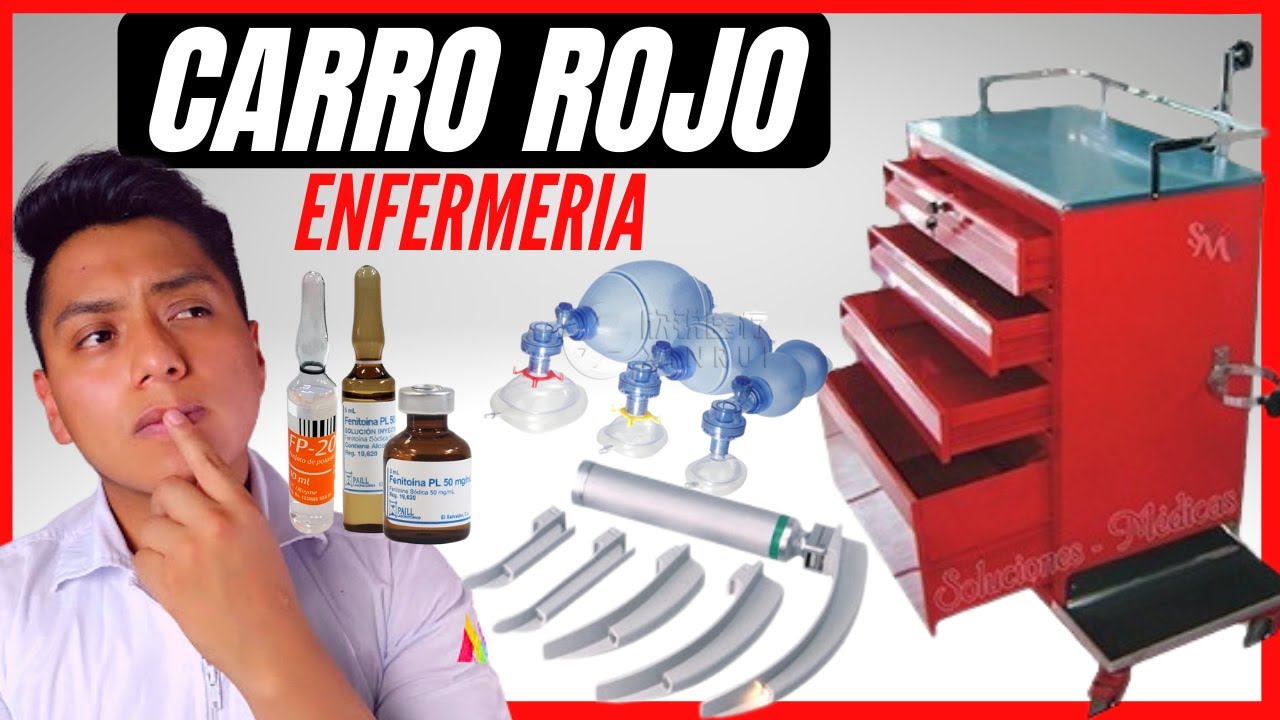 🔥RED CAR-CARDIOPULMONARY RESUSCITATION/SUPPIES/EQUIPMENT🔥Explained for students