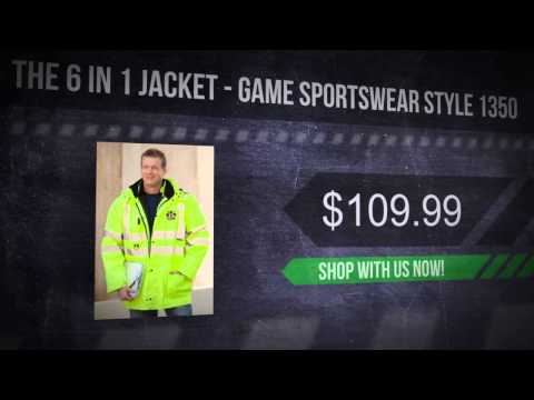 The 6 IN 1 Jacket - Game Sportswear Style 1350