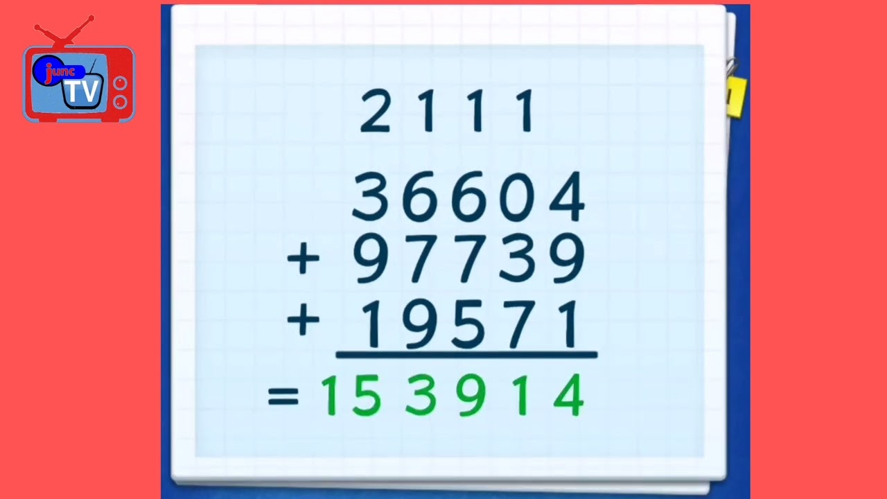 Adding 3 Addends with 5-digit Number with Regrouping