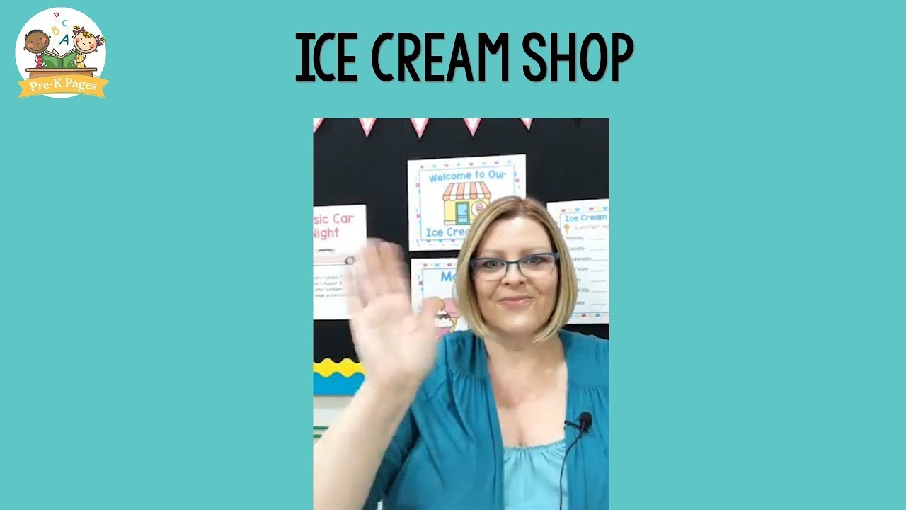Ice Cream Dramatic Play in Preschool