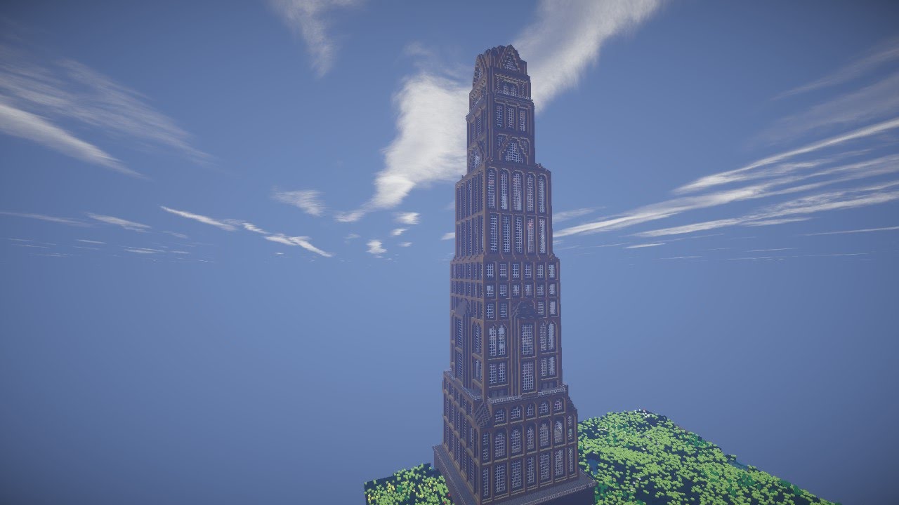 Minecraft Builds: The Sandstone Skyscraper