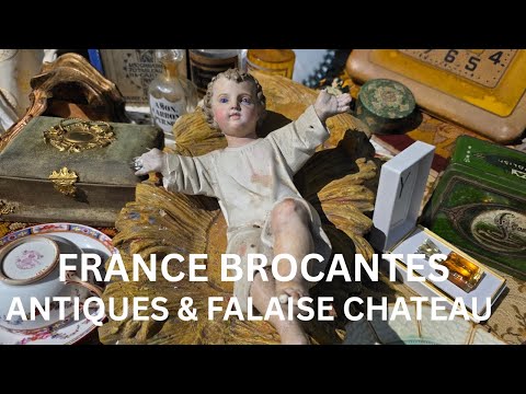 Thrifting At Chateau de la Fresnaye-Falaise Brocante Every June in the grounds around the Chateau
