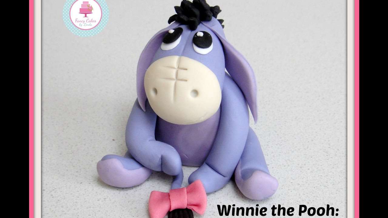 Eeyore Cake Topper Tutorial | Fondant Gumpaste | How to Make | Winnie the Pooh