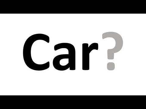 How to Pronounce Car
