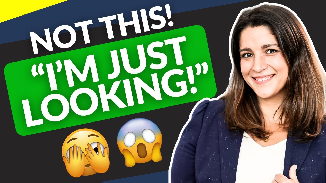 I'm Just Looking | 5 Minute Sales Training