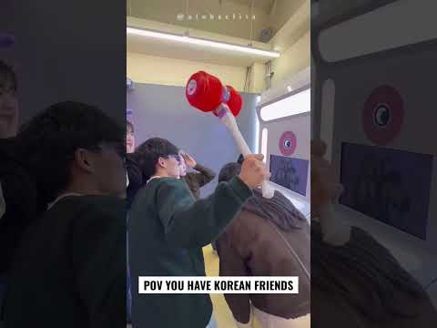 Trying Korean Photoboxβ¨#shorts #friends