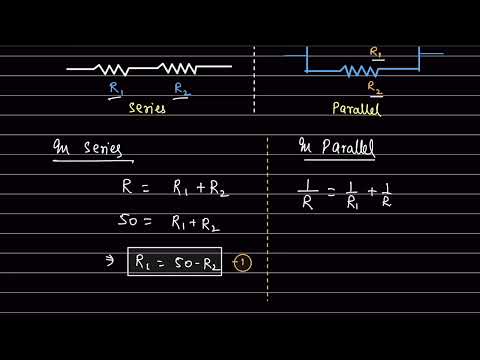 The resistance of two conductors in parallel is 12 ohm and in series.