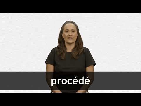 English Translation of “PROCÉDÉ” | Collins French-English Dictionary