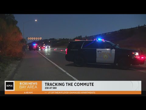 Deadly crash: Pedestrian fatally struck on northbound 238 at the eastbound 580 connector