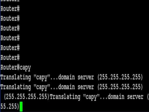 Cisco CCNA Commands - no ip domain-lookup