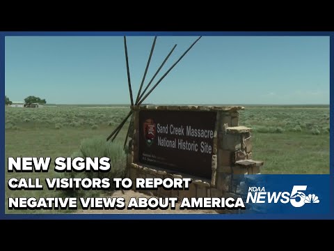 Backlash in Colorado as National Park Signs Urge Visitors to Report 'Negative' Views About America