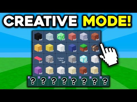 Playing CREATIVE MODE in Roblox Bedwars