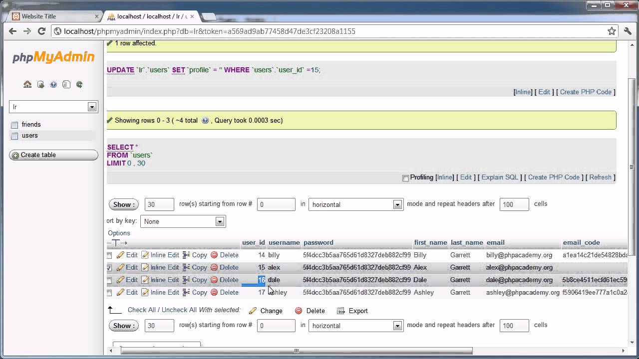 PHP Tutorials: Register & Login (Part 23): Profile Image Upload (Part 3)