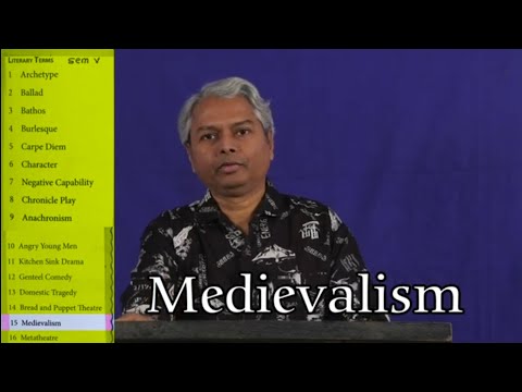 Medievalism Literary Term English Literature explained in Marathi language translation method