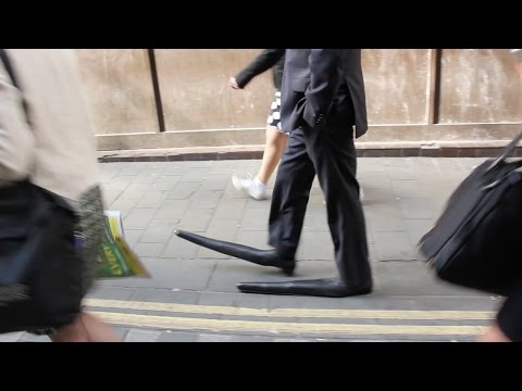 Excessively Long Shoes by Paulina Lenoir force wearers to slow their pace