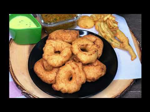 Medu Vada | Urad Vada | Savory Indian Donuts | South Indian Food