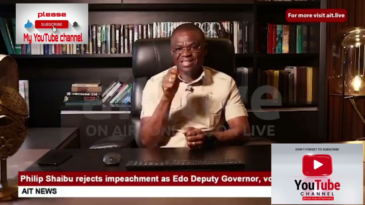 Philip Shaibu rejects impeachment as Edo deputy governor