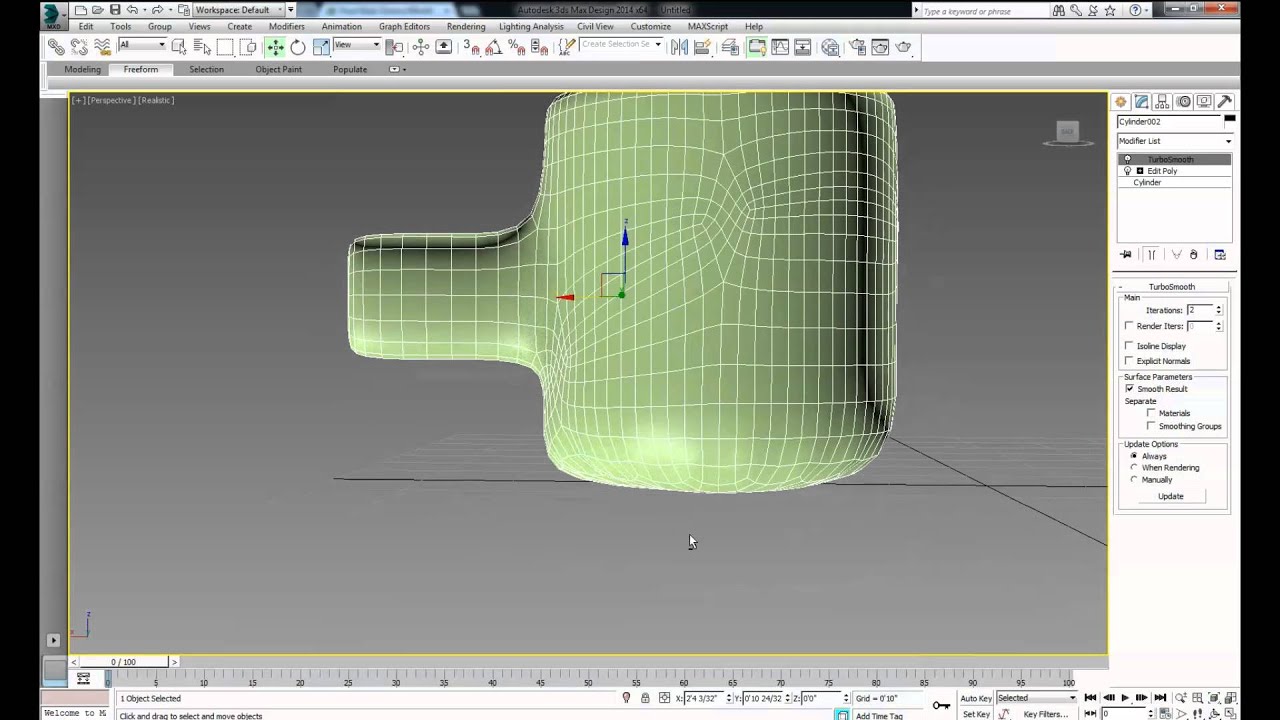 3ds Max Tutorial 6: How to Add Modifiers