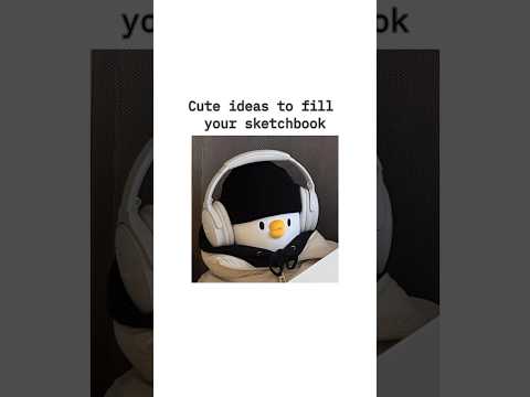 |Cute ideas to fill your sketchbook pt.1| #drawing #blue #ideas #sketchbook