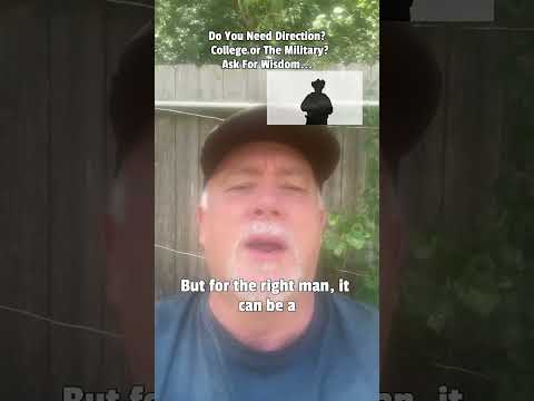 Do You Need Direction? College or Military? Ask For Wisdom... #veteran #jobsearch #christian
