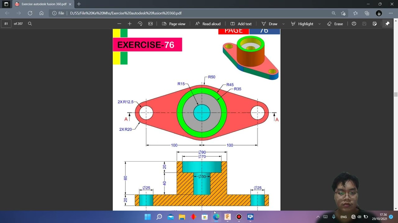 Exercise 76 Fusion360