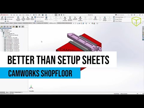 Better than Setup Sheets! CAMWorks ShopFloor