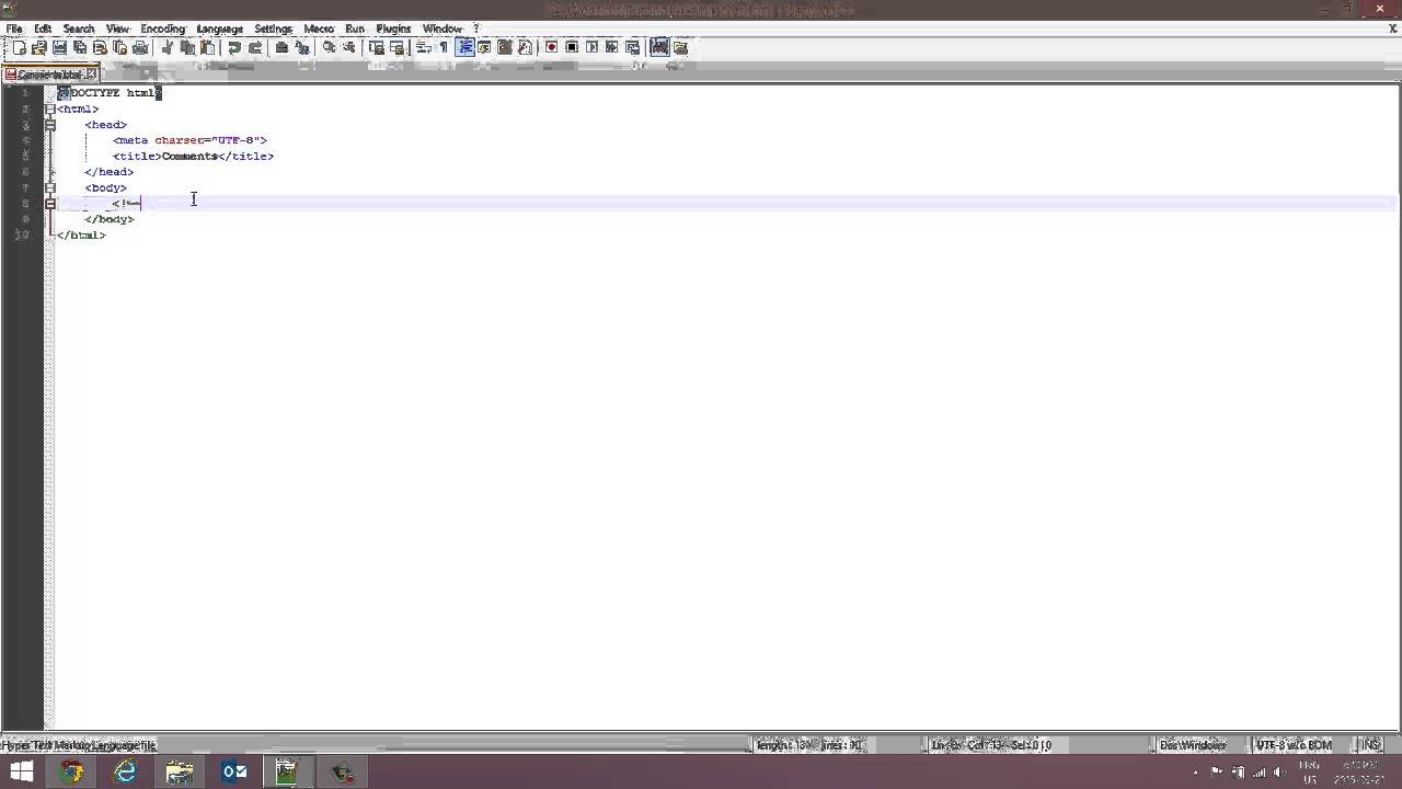 Comments - HTML and CSS: Tutorial 6