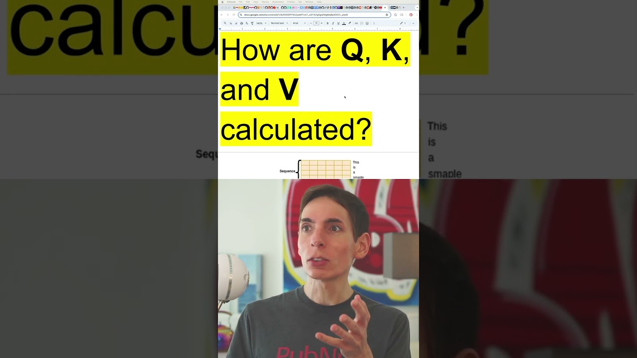 Transformer Model: Query, Key, and Value Calculation Explained