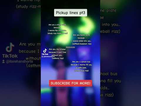 Pick up lines (part 3) #fypシ #rizz