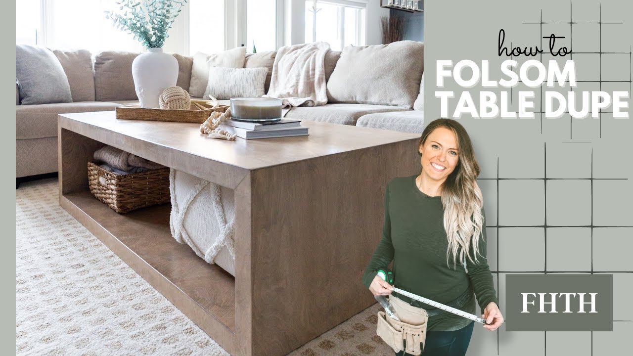 How I Built The Folsom Coffee Table For Less