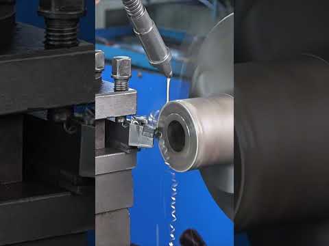 Skilled Worker Operating a Lathe Machine | Precision Machining in Action!
