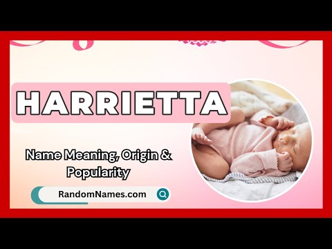 Harrietta - Baby Girl Name Meaning, Origin & Popularity - RandomNames.com