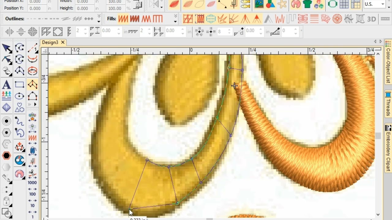 Make a full detailed design Wilcom e4.2 tutorial