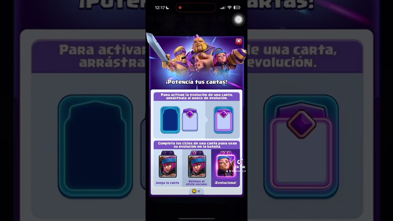 Cómo Evolucionar cartas en Clash Royal #clashroyale