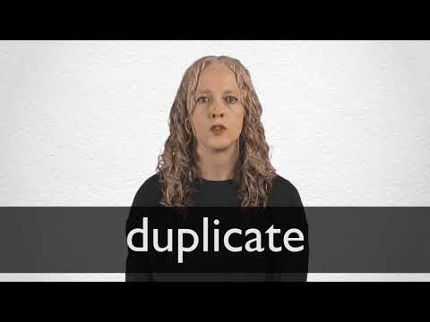 DUPLICATE definition in American English | Collins English Dictionary